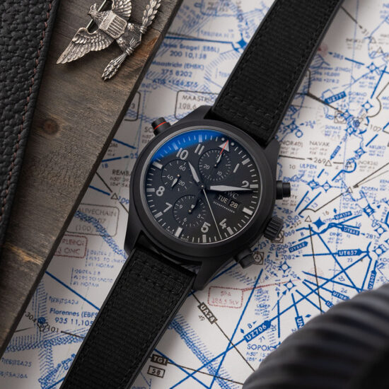 2021 IWC Pilot's Watch Double Chrono "Top Gun" (IW371815) | Wixon Jewelers