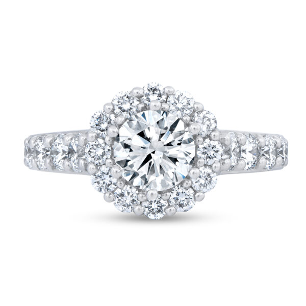 Round Diamond Halo Ring | Wixon Jewelers
